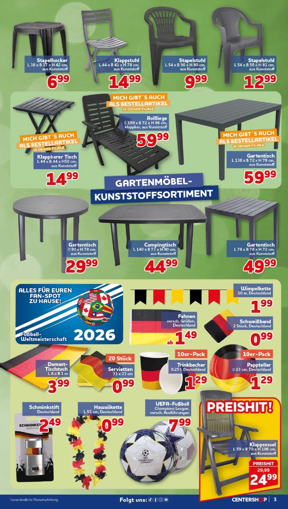 Centershop Prospekte | ab 11.05. & ab 18.05.2026