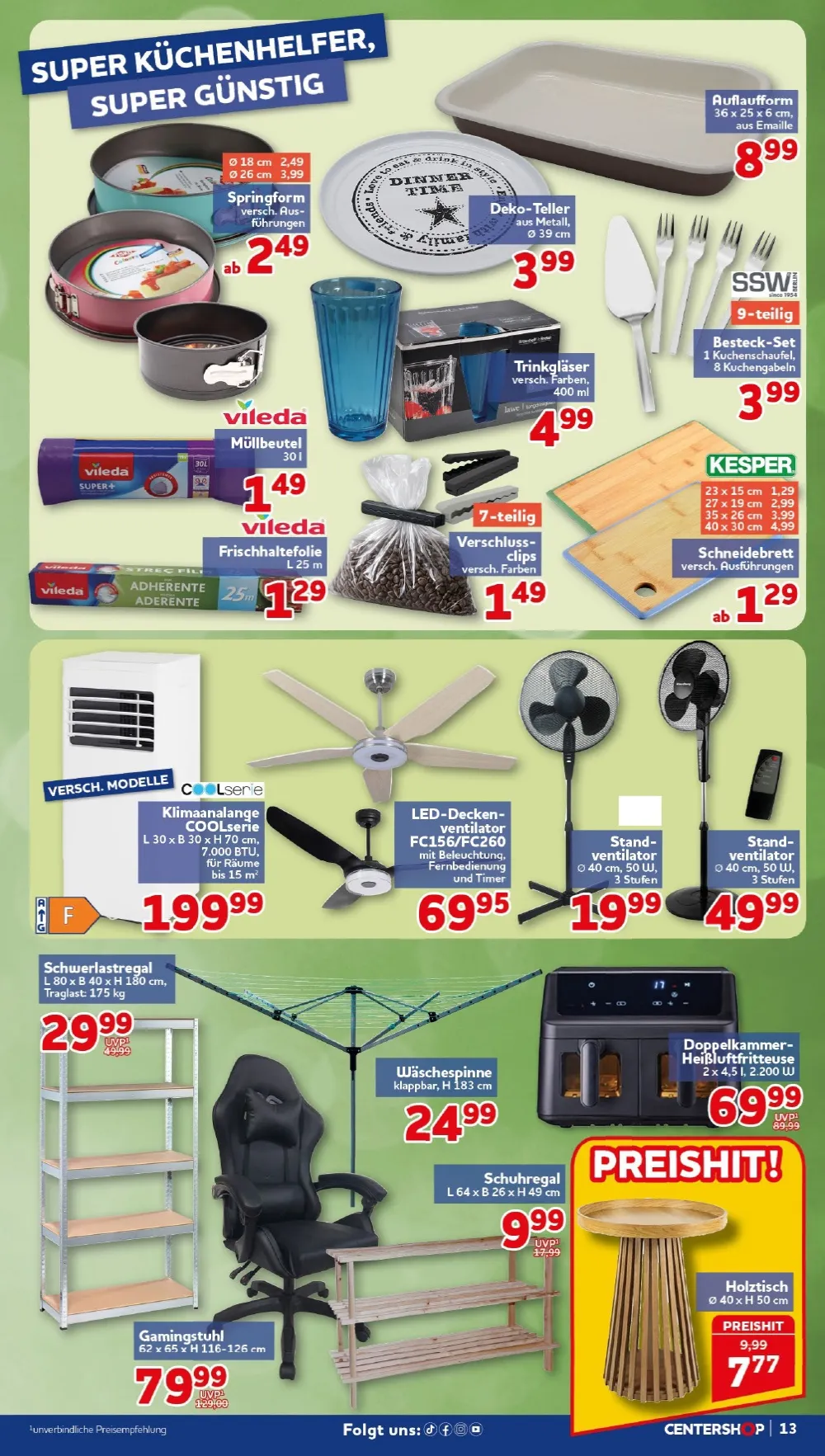 Centershop Prospekte | ab 11.05. & ab 18.05.2026