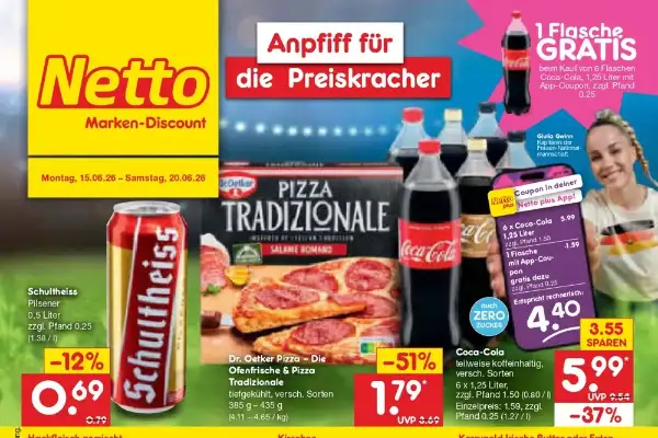 Netto Prospekt ab 08.06 & ab 15.06.2026 nächste woche