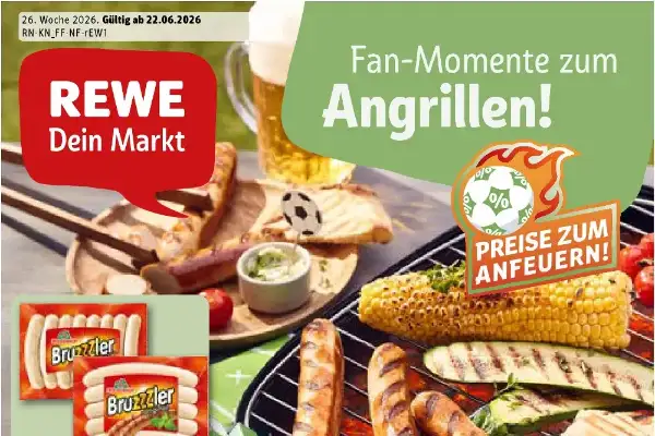 Rewe Prospekt ab 22.06.2026 diese & nächste woche